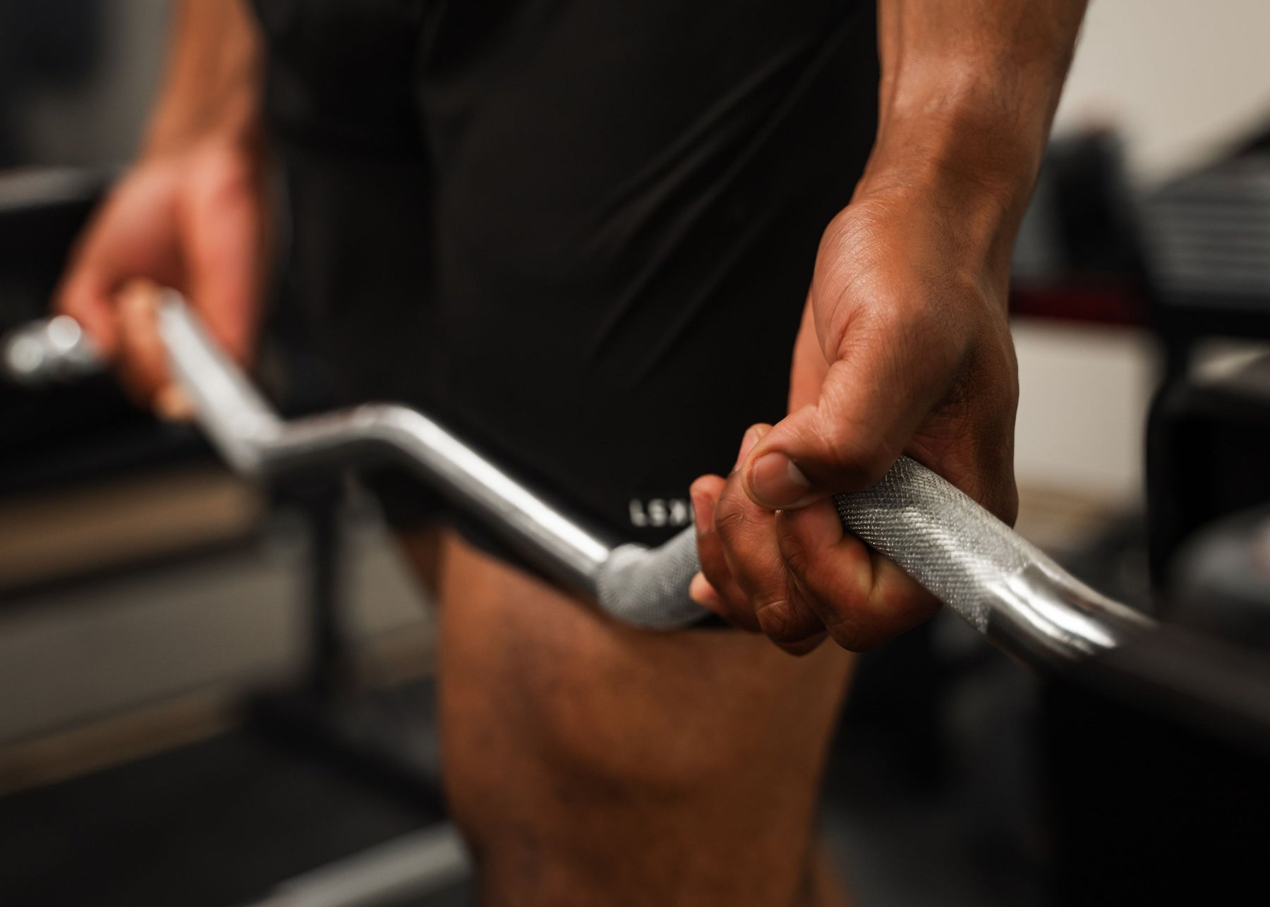 Elite USA EZ Curl Bar Adjustable Barbell | PowerBlock