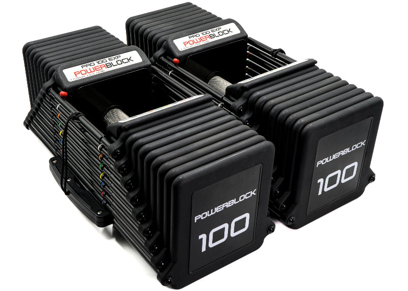 Pro 100 EXP Adjustable Dumbbells - PowerBlock