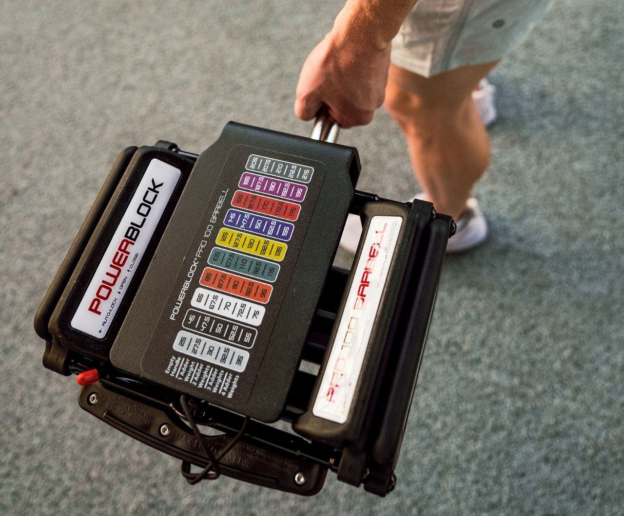 Pro 100 EZ Curl Bar | PowerBlock Dumbbell Attachments