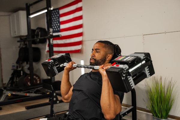 Elite USA Straight Bar Adjustable Barbell | PowerBlock