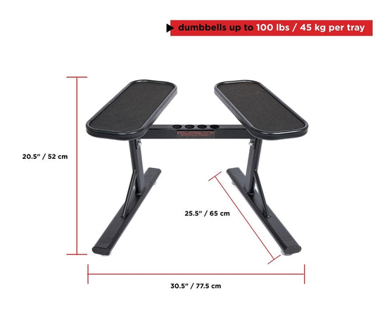 Adjustable Dumbbell Stands | PowerBlock